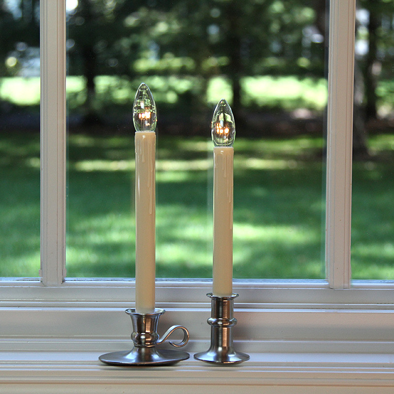 Dual Glow Bright Soft LED Window Candle | Cordless Window Candles