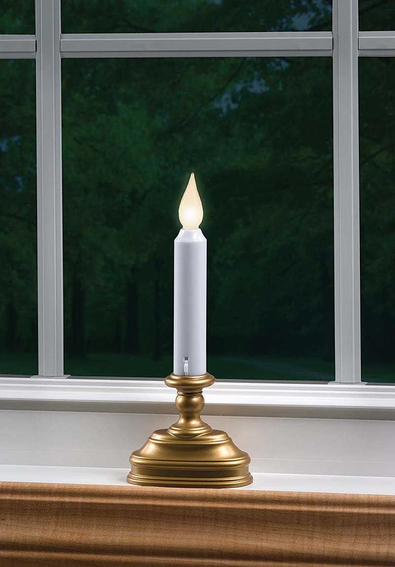 Warm White LED Window Candle | Flameless Cordless Window Candles