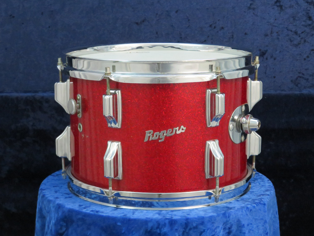 Rogers Holiday Model 8 x 12 Sparkling Red Pearl Wood Tom Tom Serial ...