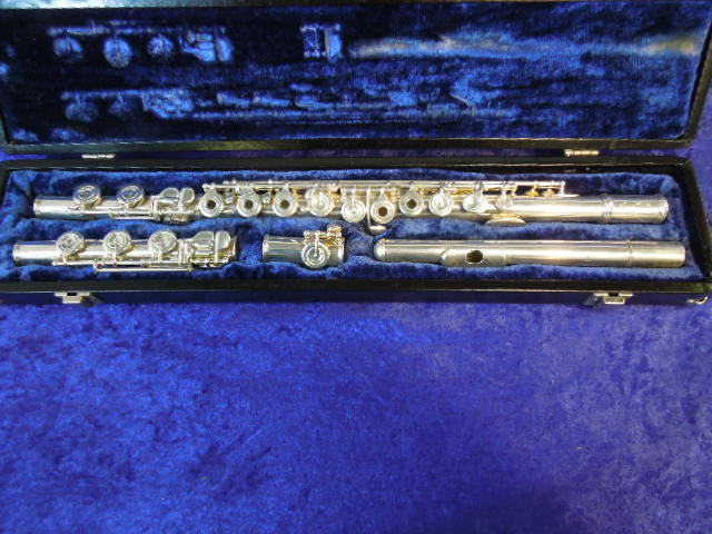 Jack Moore Sterling Silver Handmade Flute w/3 Foot Joints Serial #44 ...