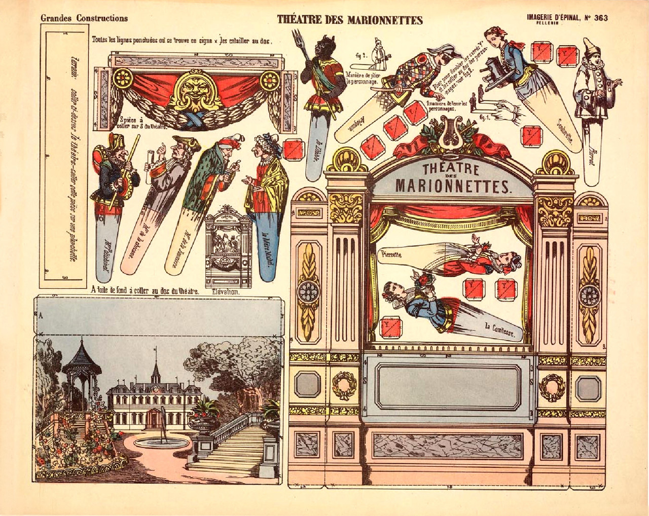 Victorian Paper Model TOY THEATRES - 100's Of Printable Templates Download!