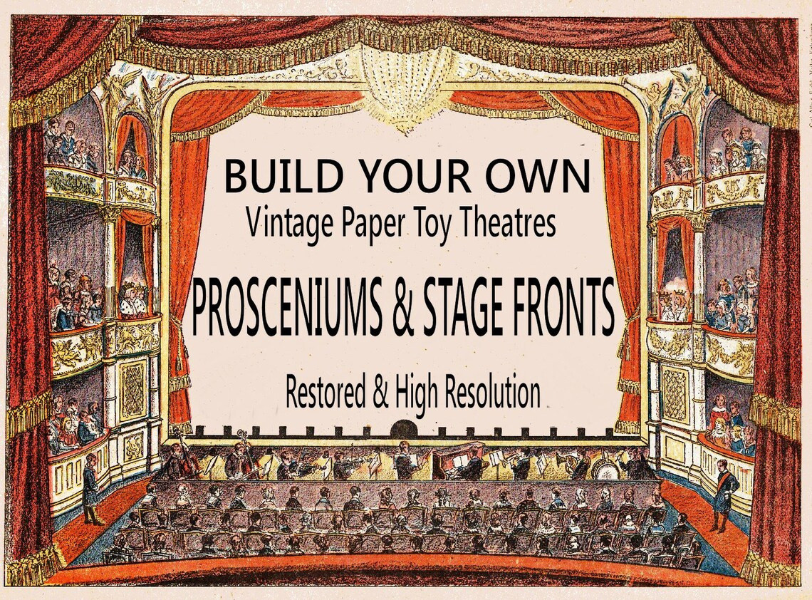 C1850 1900 Epinal Proscenium Imagerie D'Epinal And Other 19th Century