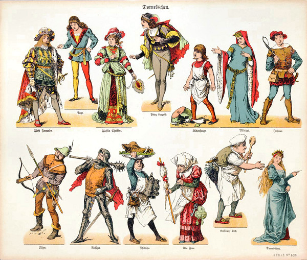 Antique Paper Toy Theatre Character Sheets Printables - Download