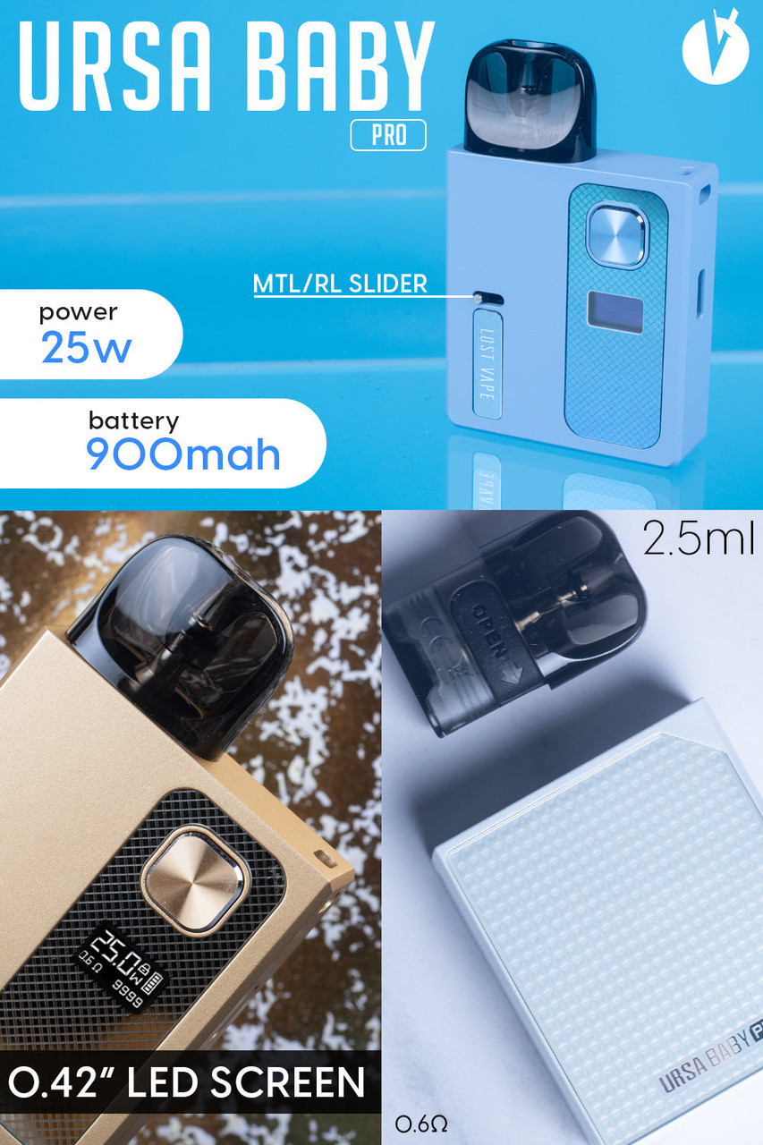 Buy Lost Vape Ursa Baby Pro Online | Pod System Vape Online