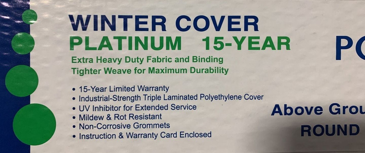 A/G 18' ROUND Winter Cover *Solid*