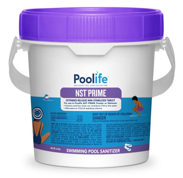 Chlorine Tab NST® Prime CalHypo Poolife® - 4.5lb (PICK UP ONLY!) - Pool ...