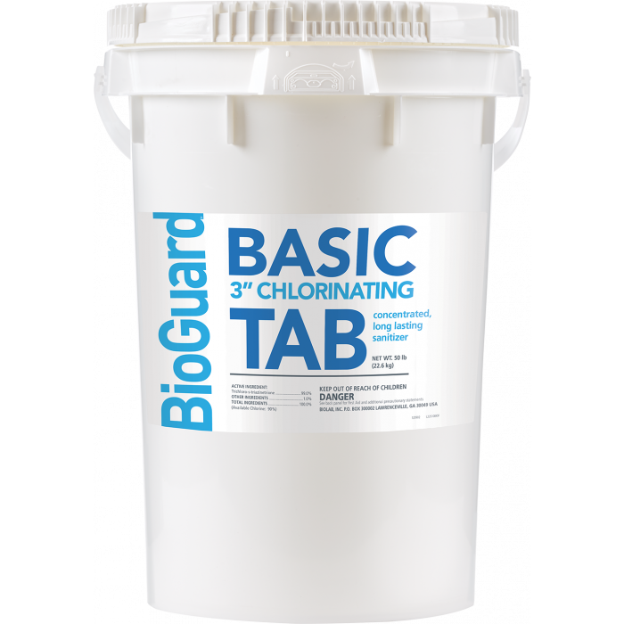 Basic Chlorine 3" Tabs - 50lb (PICK UP ONLY!)