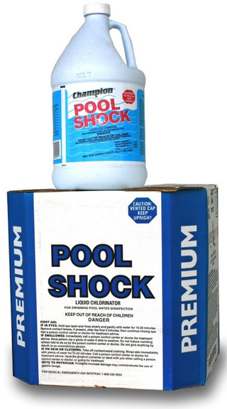 Liquid Chlorine Pool Shock 12.5% - CASE OF 4 GALLONS (PICK UP ONLY ...