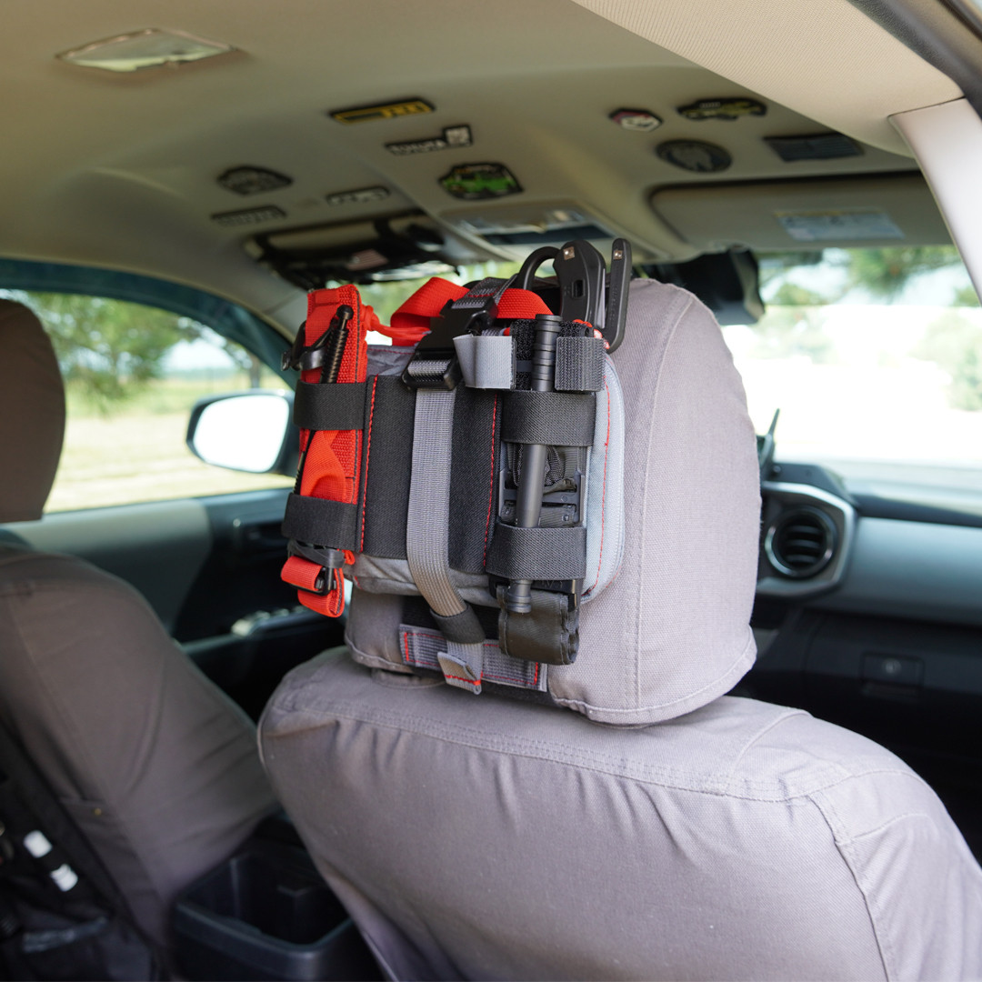 Headrest Emergency Deployment Rig (HEDR) Trauma Kit