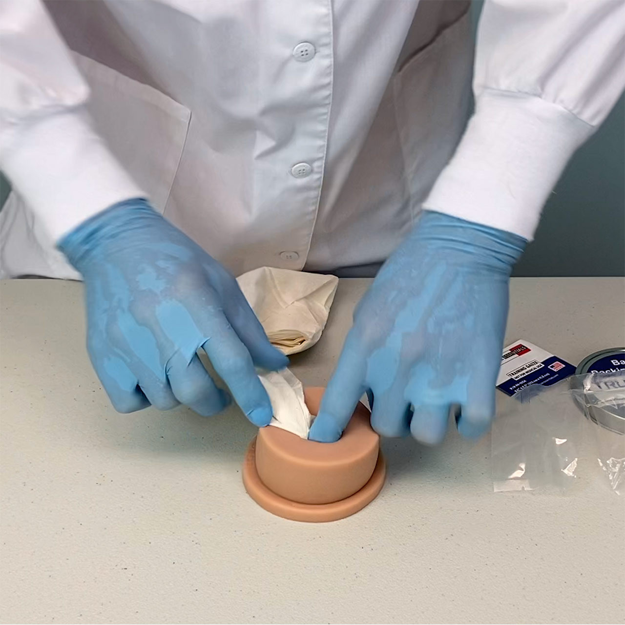 TrueClot® Basic Packing Trainer (BPT) - Dark Angel Medical