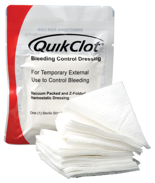 QuikClot Bleeding Control Dressing 12' (4 yards)