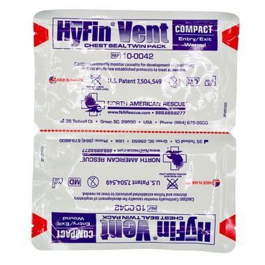 Hyfin Chest Seal Twin Pack