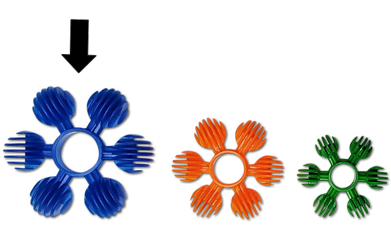 2-1/2" Interlocking Snowflake - AllBirdToyBuilders.com