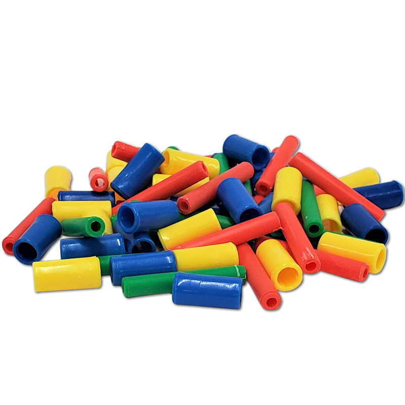 Assorted Plastic Tubes 1/2 lb - AllBirdToyBuilders.com