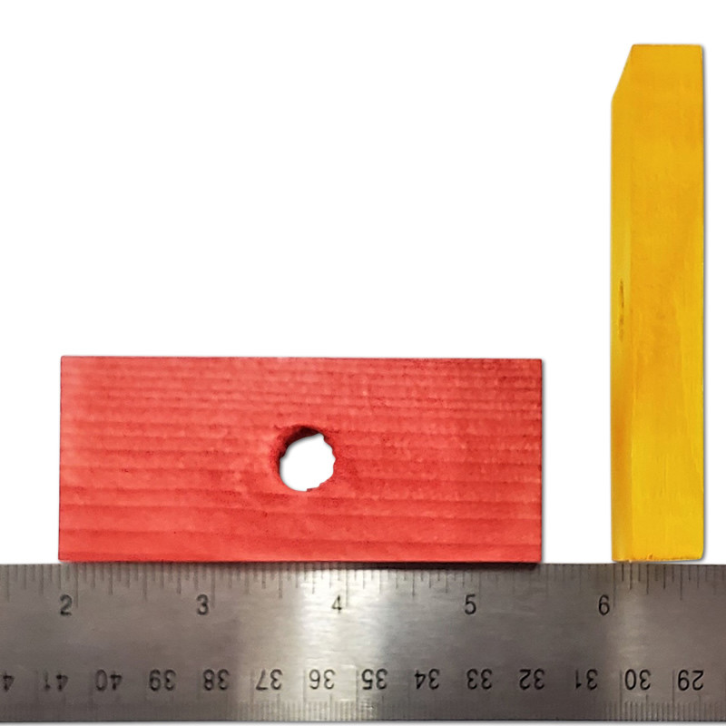 AllBirdToyBuilders.com - 3-1/2" x 1-1/2" x 1/2" Pine Block