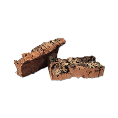 Medium Cork Bark Slice 2pk - AllBirdToyBuilders.com