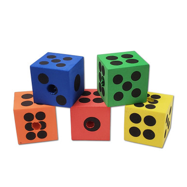 1-1/2" Foam Dice - AllBirdToyBuilders.com