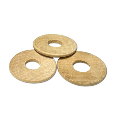 1-1/2" Natural Wood Washer- AllBirdToyBuilders.com