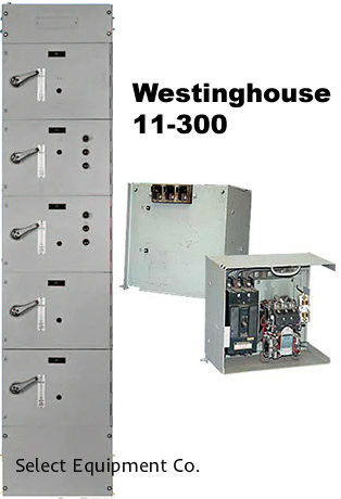 Westinghouse 11-300 MCC Buckets & Motor Control Center