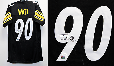 TJ Watt Pittsburgh Steelers Autographed NFL Custom Football Jersey ...