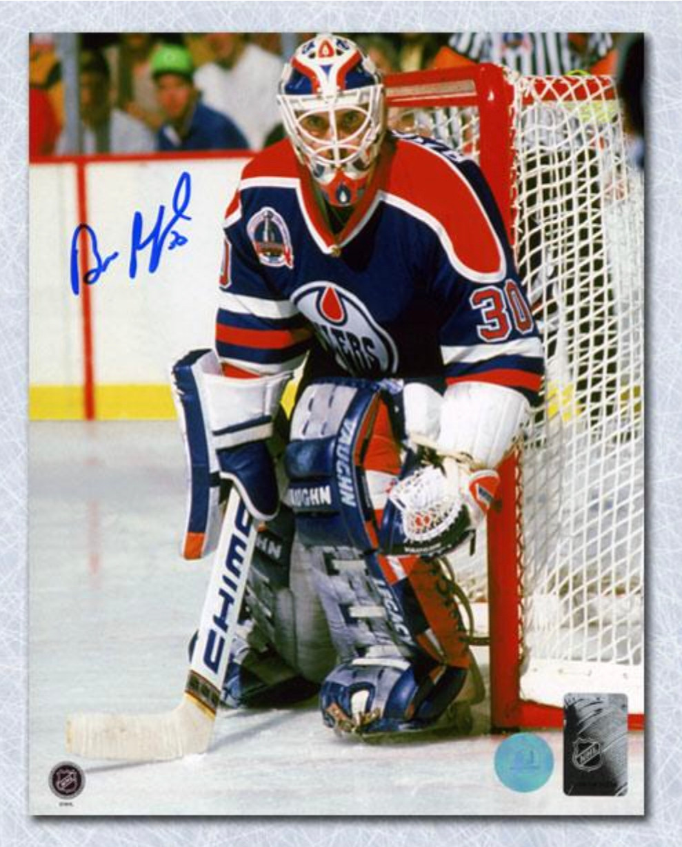Bill Ranford Edmonton Oilers Autographed 8x10 Photo Stanley Cup Finals ...