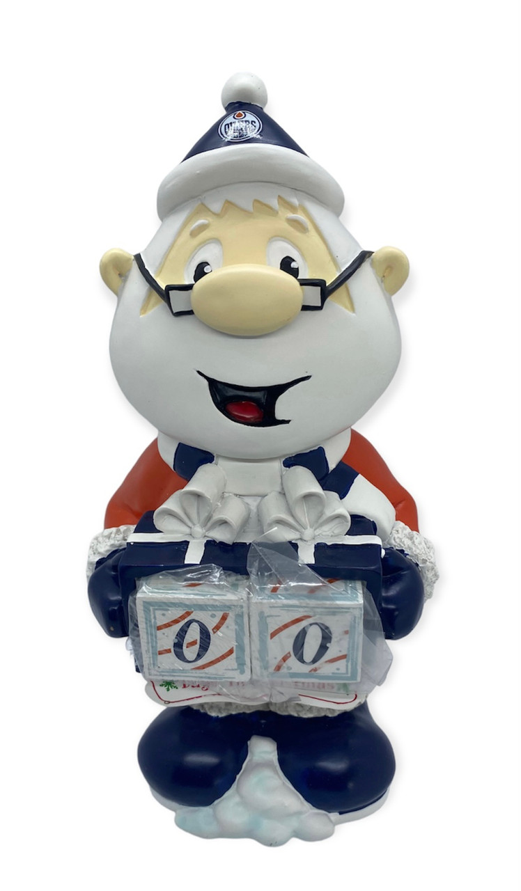 Edmonton Oilers NHL Resin Santa Christmas Countdown Calendar - Maverick ...