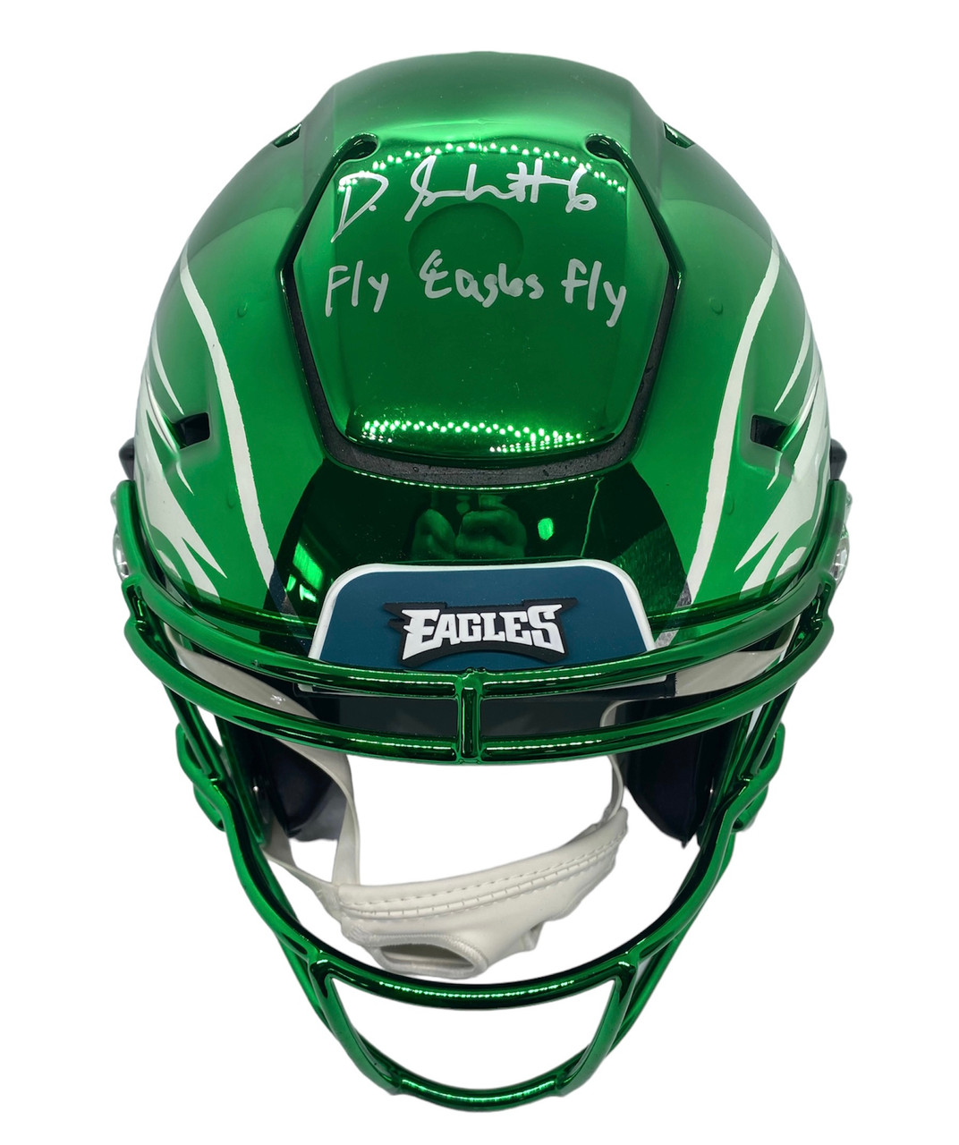 DeVonta Smith Philadelphia Eagles Autographed Chrome Speed-Flex ...