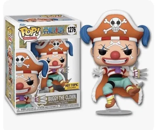 Buggy the Clown #1276 Once Piece Hot Topic Exclusive Funko Pop ...
