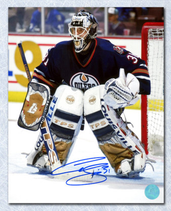 Curtis Joseph Edmonton Oilers Autographed 8x10 Photo - Maverick ...
