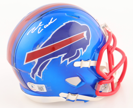 James Cook Buffalo Bills Autographed Flash Mini Football Helmet ...