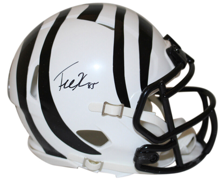 Tee Higgins Cincinnati Bengals Autographed Alternate White Mini ...
