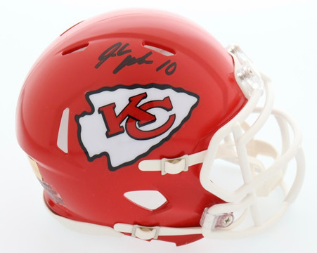 Isiah Pacheco Kansas City Chiefs Autographed Speed Mini Helmet ...