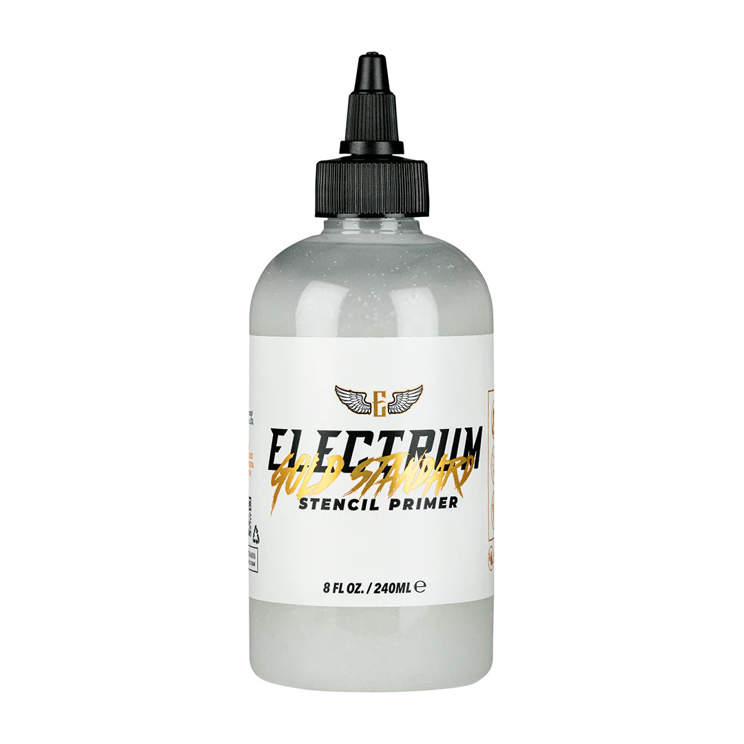Electrum Gold Standard Tattoo Stencil Primer 8 oz - Papillon Tattoo Supply