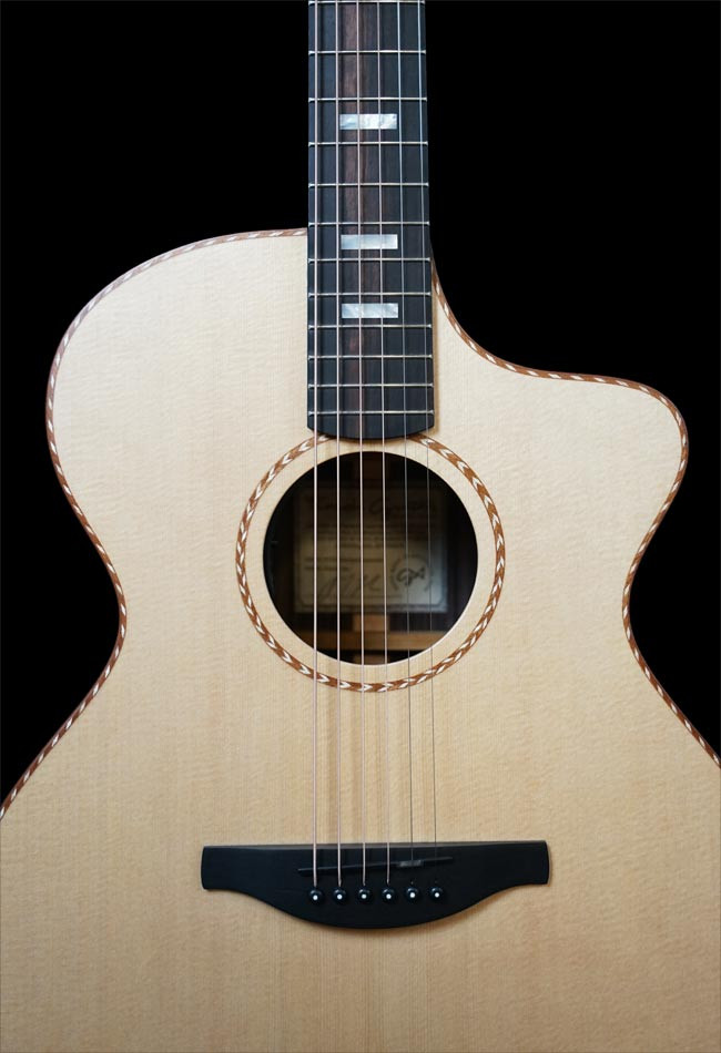 Fenech Guitars - VT-PRO D78 Cutaway AAA Sitka Indian Rosewood Acoustic ...