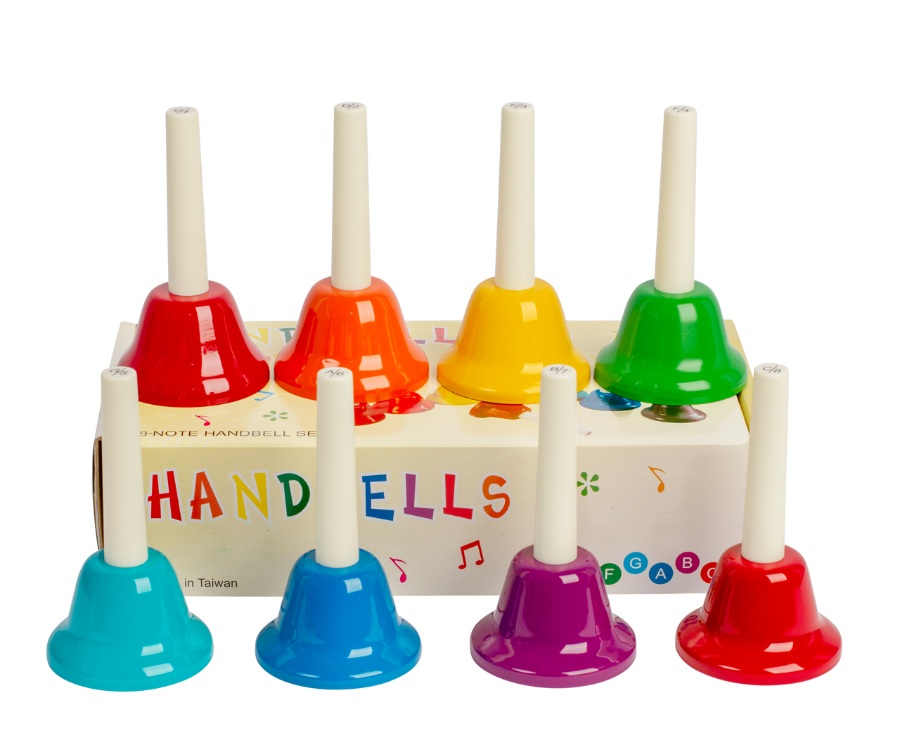 Mitello - Mitello Swiss Melody Hand Bell Set - 8 Notes/Bells - Mall Music