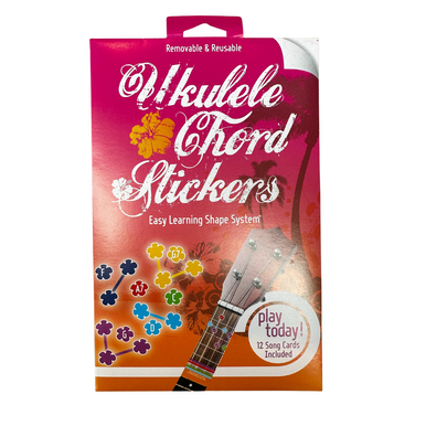 Hal Leonard - Chord Stickers for Learning Ukulele - Mall Music