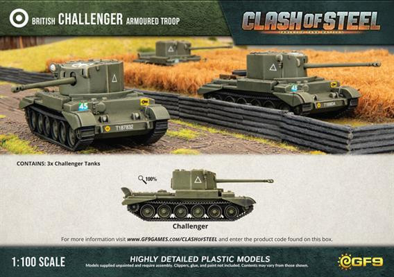 Challenger Armoured Troop (x3 Plastic) - Kick-Ass Mail Order