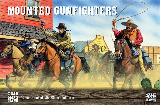 Dead Man's Hand Mounted Gunfighters Plastic Boxed Set - Kick-Ass Mail Order