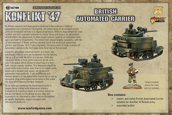 Konflikt 47: British Automated Carrier - Kick-Ass Mail Order
