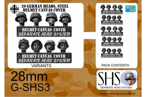 Germans in Steel Helmets Canvas Cover (SS) - Kick-Ass Mail Order