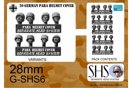 German Paras in Steel Helmets Canvass Covers - Kick-Ass Mail Order