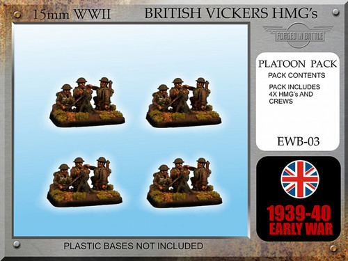 Early War British Vickers HMG teams - Kick-Ass Mail Order