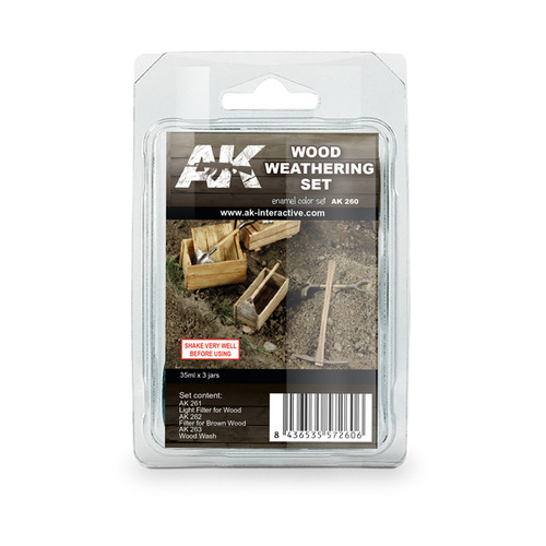 AK Interactive Wood Weathering Set - Kick-Ass Mail Order
