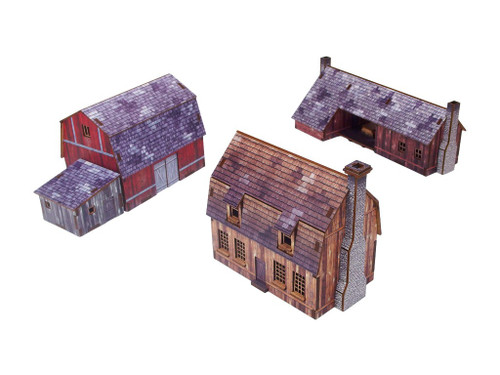 New World Farm (4) PREPAINTED Epic Battles Scale [15mm/1:100] - H00258 ...
