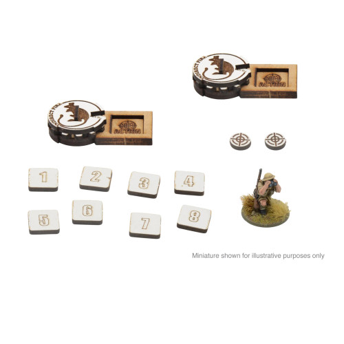 Bolt Action MDF Artillery Zeroing In Markers - British 8th Army 'Desert ...