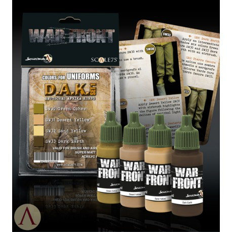 Colors for Uniforms - Deutsches Afrikakorps (DAK) Set 1 - Scale75 ...