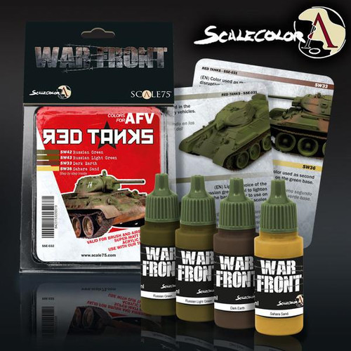 Scale75 - RED TANKS Paint Set - Kick-Ass Mail Order