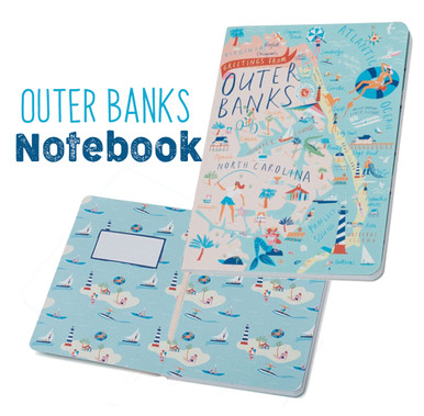 Outer Banks Notebook Journal - Coastal Cottage