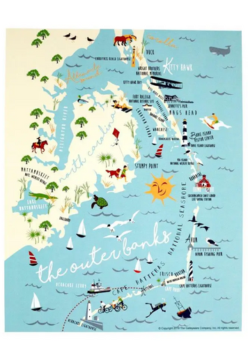 Outer Banks Art Print