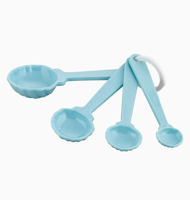 Melamine Shell Measuring Spoon Set - Coastal Cottage